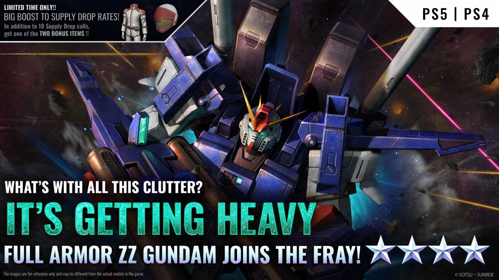 Full Armor ZZ Soars Into Gundam Battle Operation 2 For PlayStation ...
