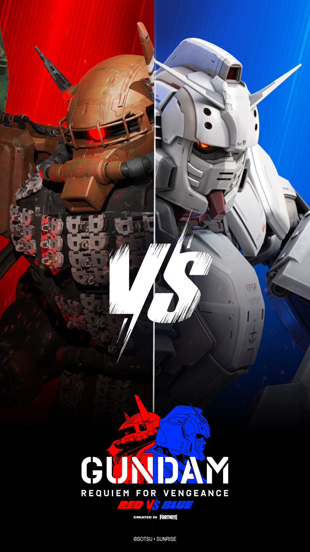 フォートナイトのプレイヤーなら無料で遊べる「GUNDAM: REQUIEM FOR VENGEANCE RED VS BLUE」配信開始 ...