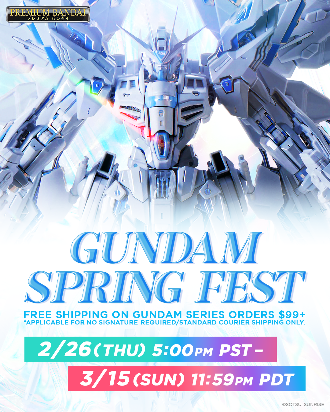 GUNDAM SPRING FEST is Now Live on PREMIUM BANDAI USA! | GUNDAM Official ...